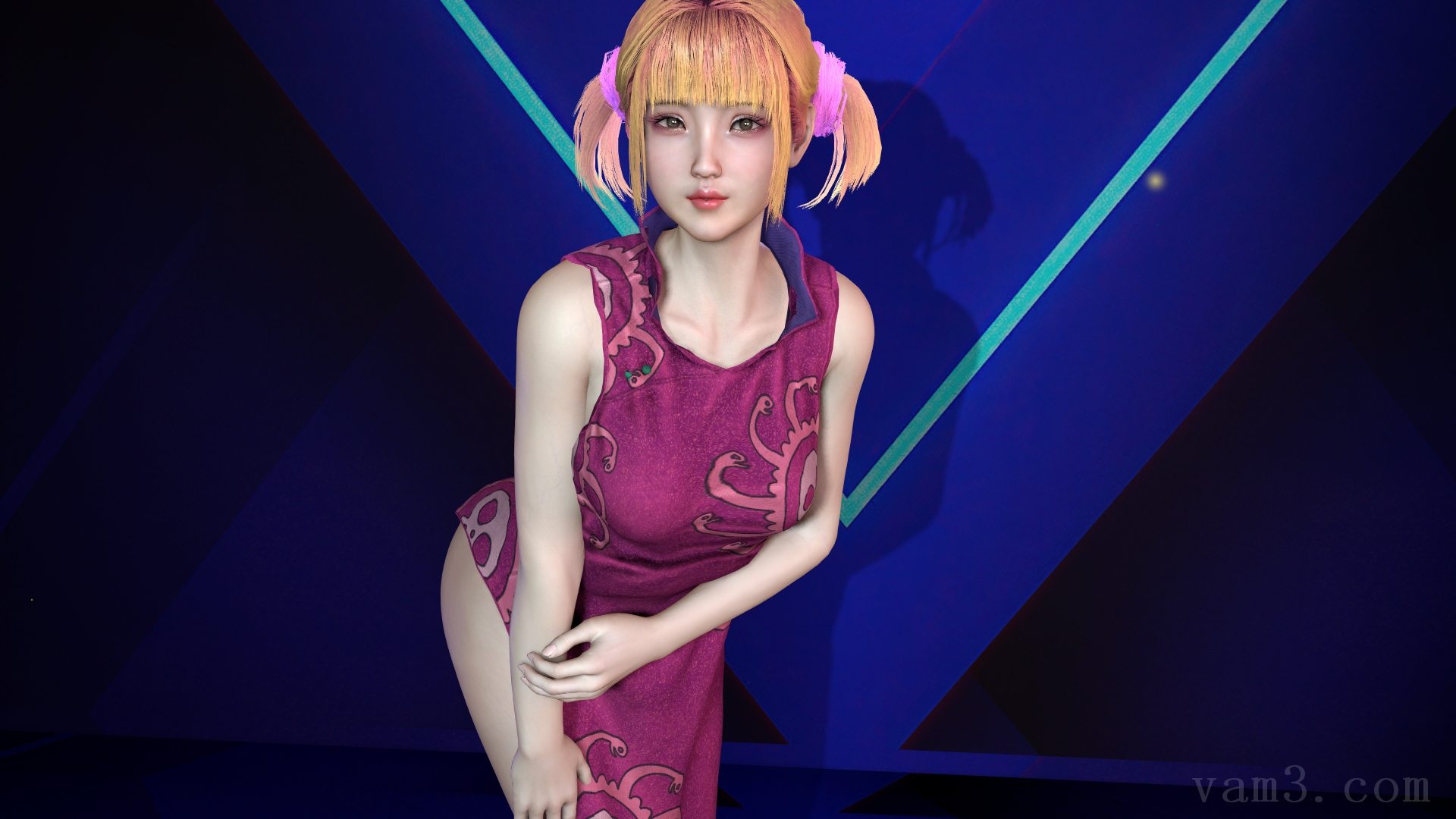 VAM资源mod网 - 旗袍女子-Hancock