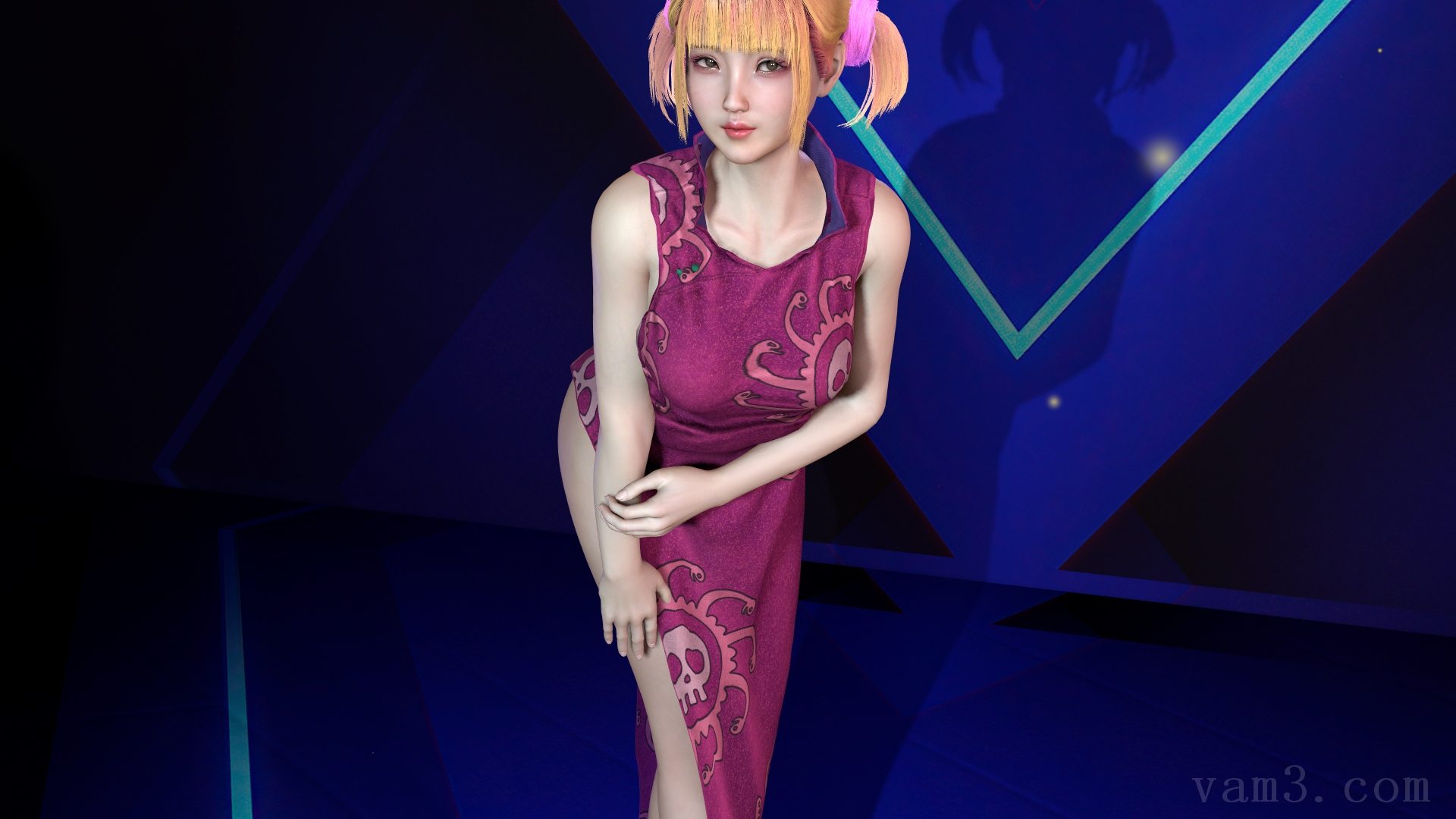 VAM资源mod网 - 旗袍女子-Hancock