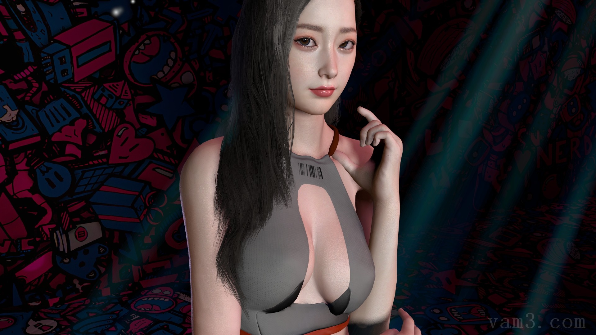 VAM资源mod网 - 小清新俏皮美女