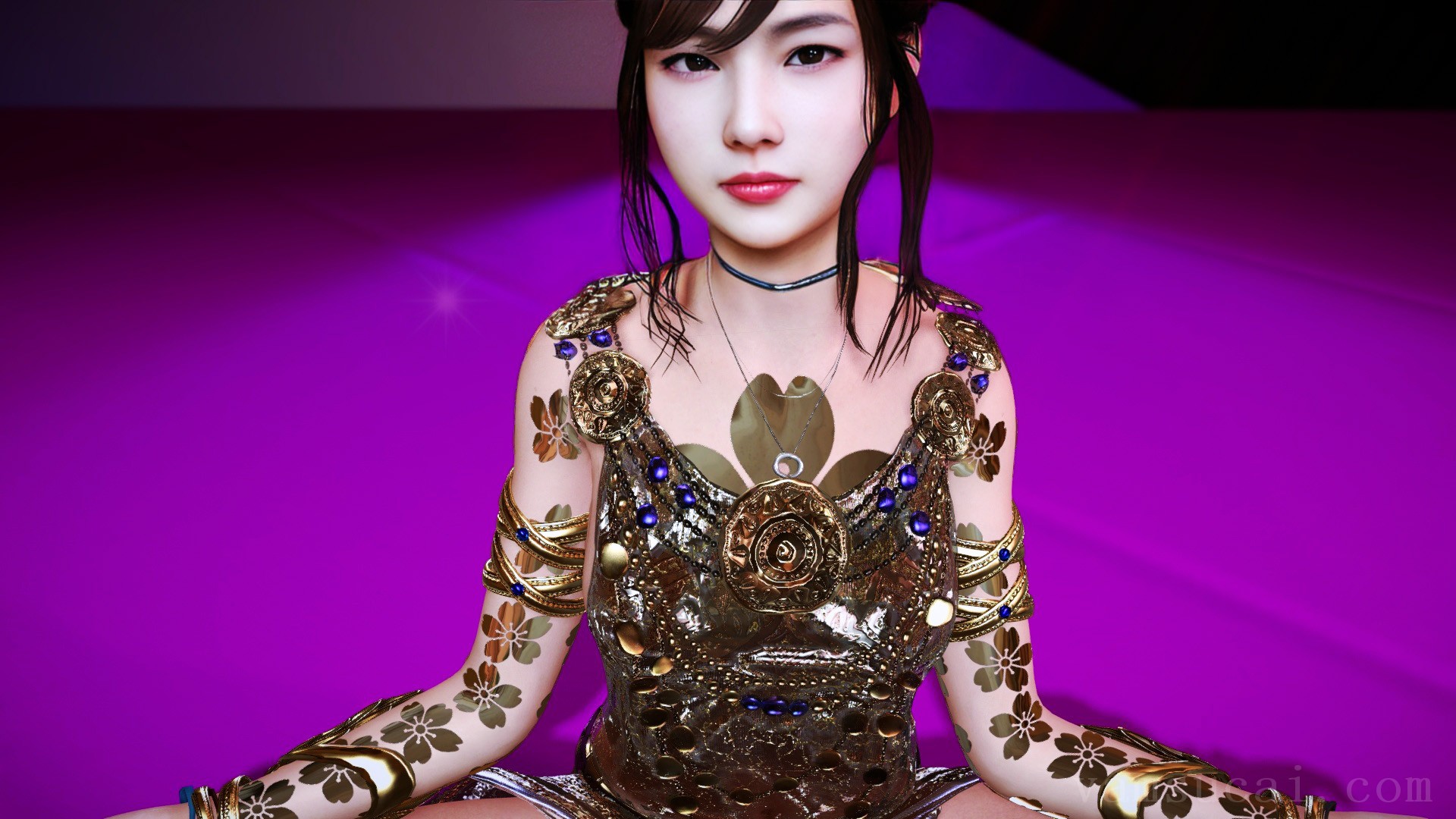 VAM资源mod网 - 异域风打坐女孩