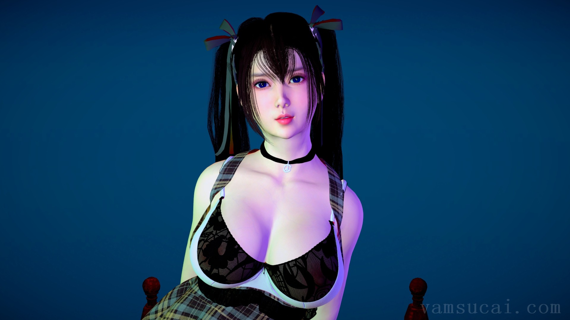 VAM资源mod网 - 双马尾jk制服女孩