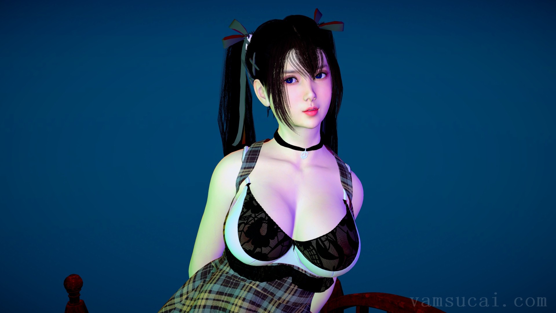 VAM资源mod网 - 双马尾jk制服女孩