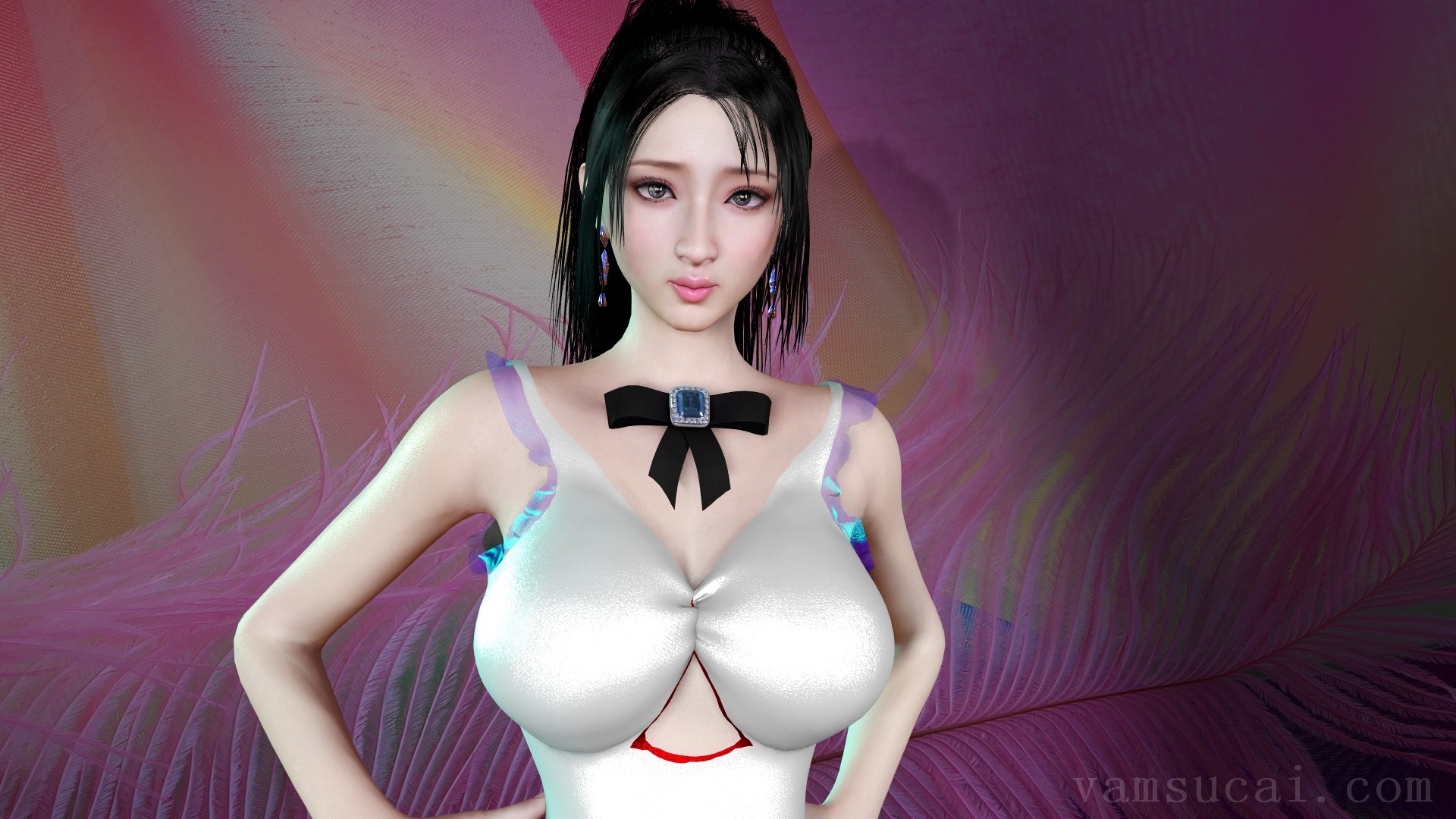 VAM资源mod网 - 身材和脸蛋都堪称极品的丝袜妹子