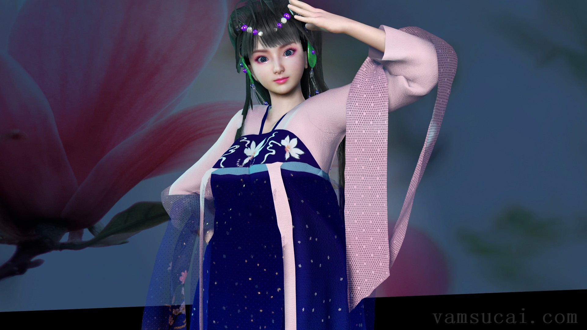 Vam资源mod网 淑女版小乔 迷人的大眼睛