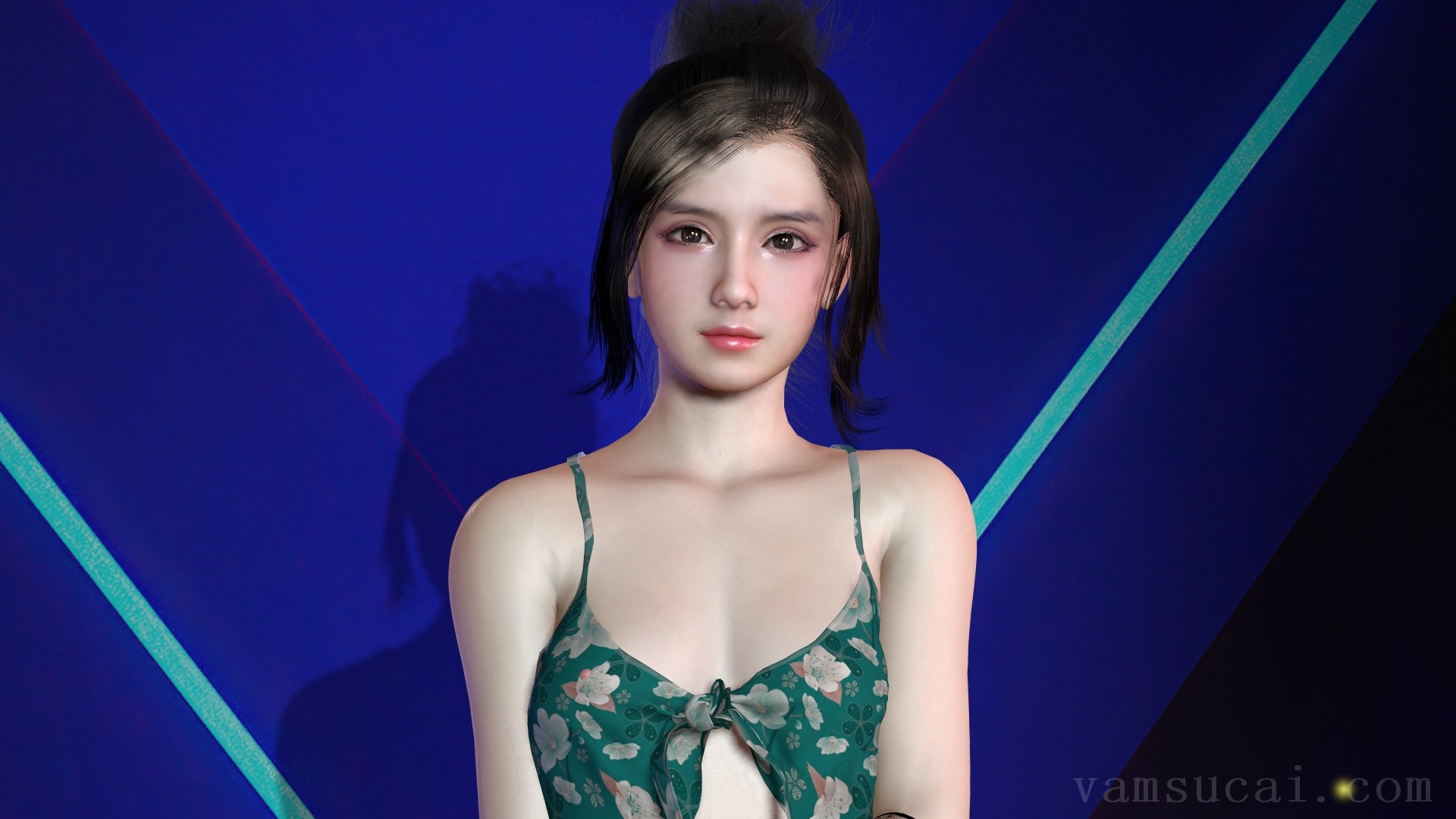 VAM资源mod网 - 小清新格调的丝袜美女