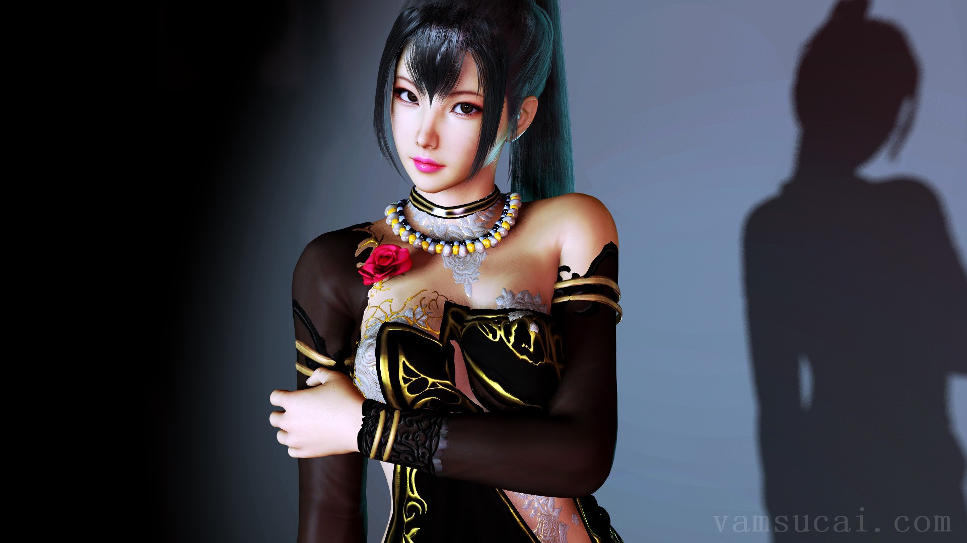 VAM资源mod网 - 古风旗袍小姐姐