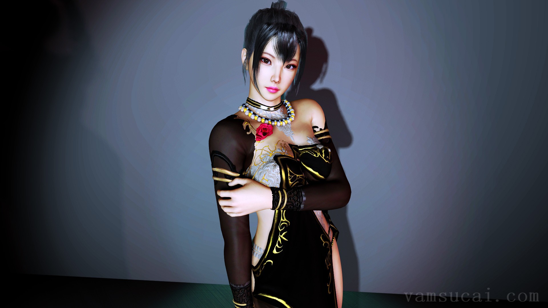 VAM资源mod网 - 古风旗袍小姐姐